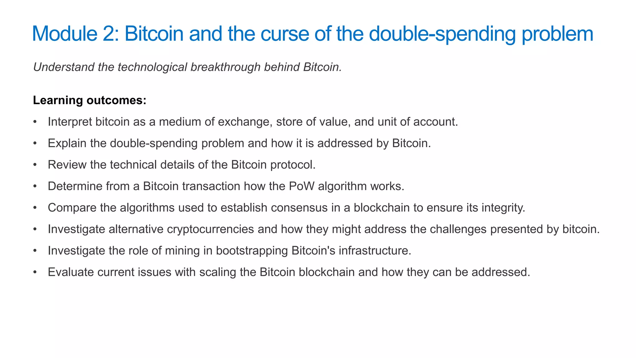 MIT Blockchain Class - Intro and Overview | PPTX