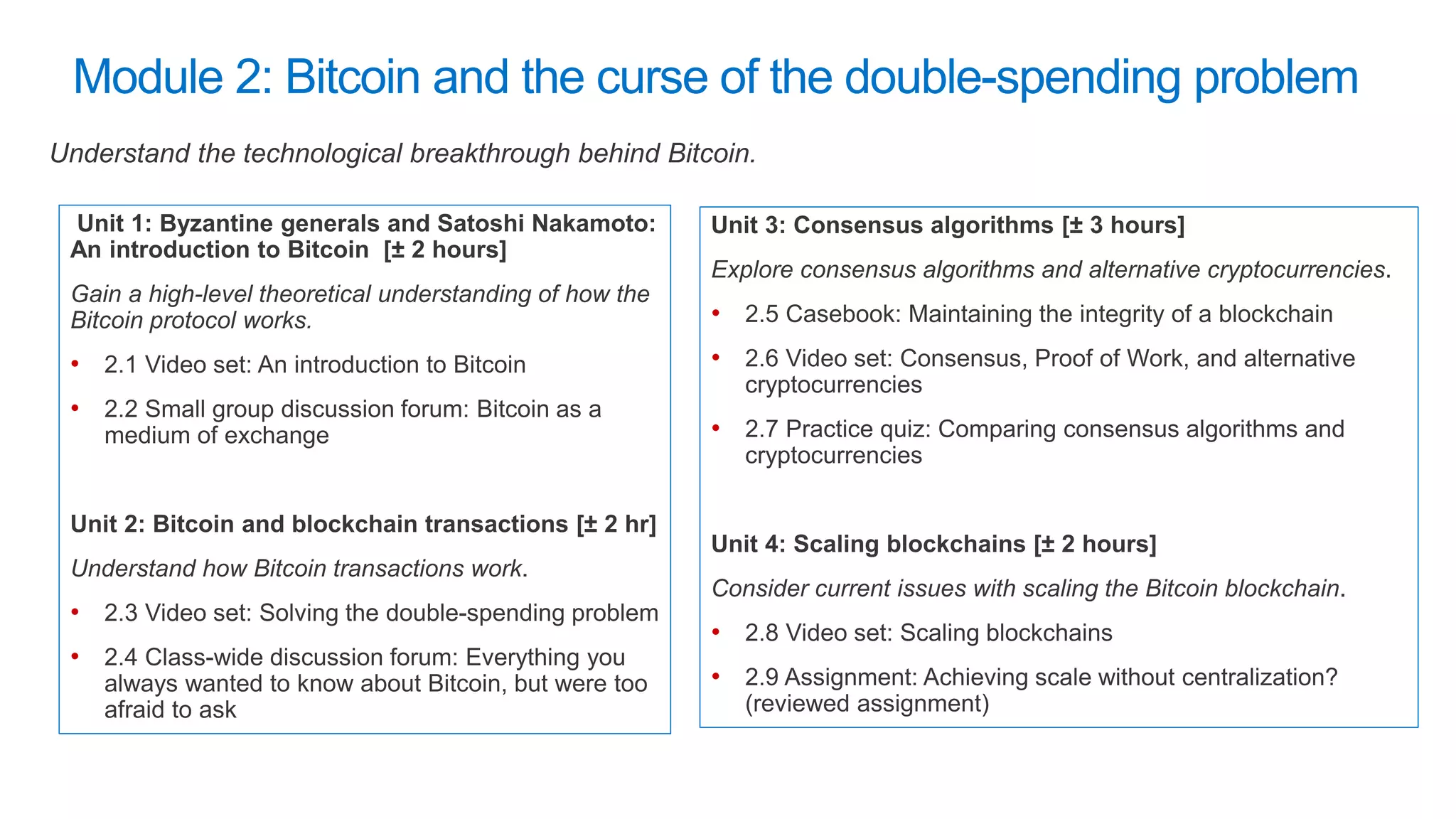 MIT Blockchain Class - Intro and Overview | PPTX