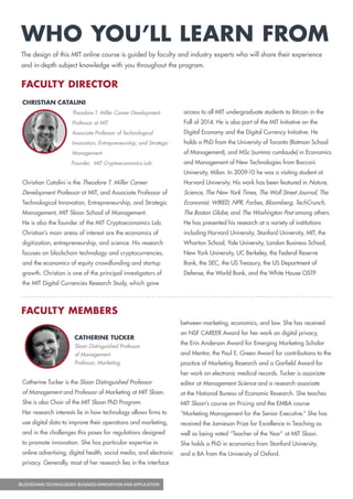 Mit blockchain technologies_online_short_program_brochure | PDF