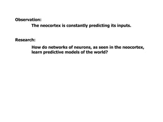 Have We Missed Half of What the Neocortex Does? by Jeff Hawkins (12/15/2017) | PPT