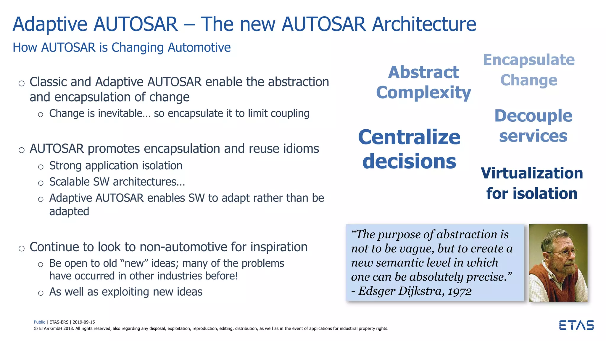 Adaptive AUTOSAR - The New AUTOSAR Architecture | PDF