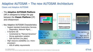 Adaptive AUTOSAR - The New AUTOSAR Architecture | PDF