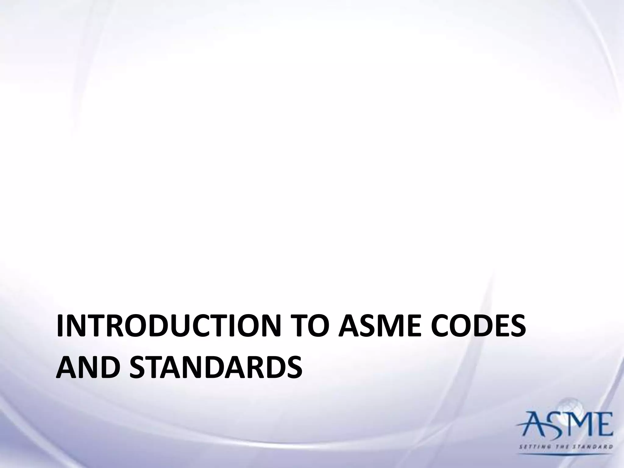 ASME Code and Quality assurance for construction of nuclear ...