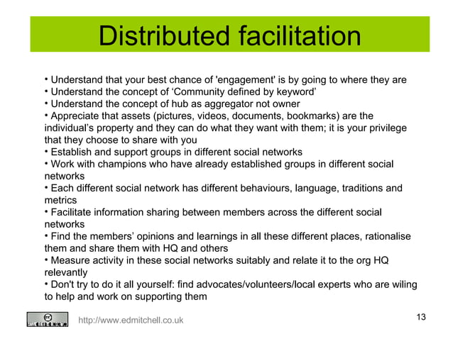 Mitchell: Community Types And Facilitation Styles | PPT Mitchell: Community Types And Facilitation Styles | PPT