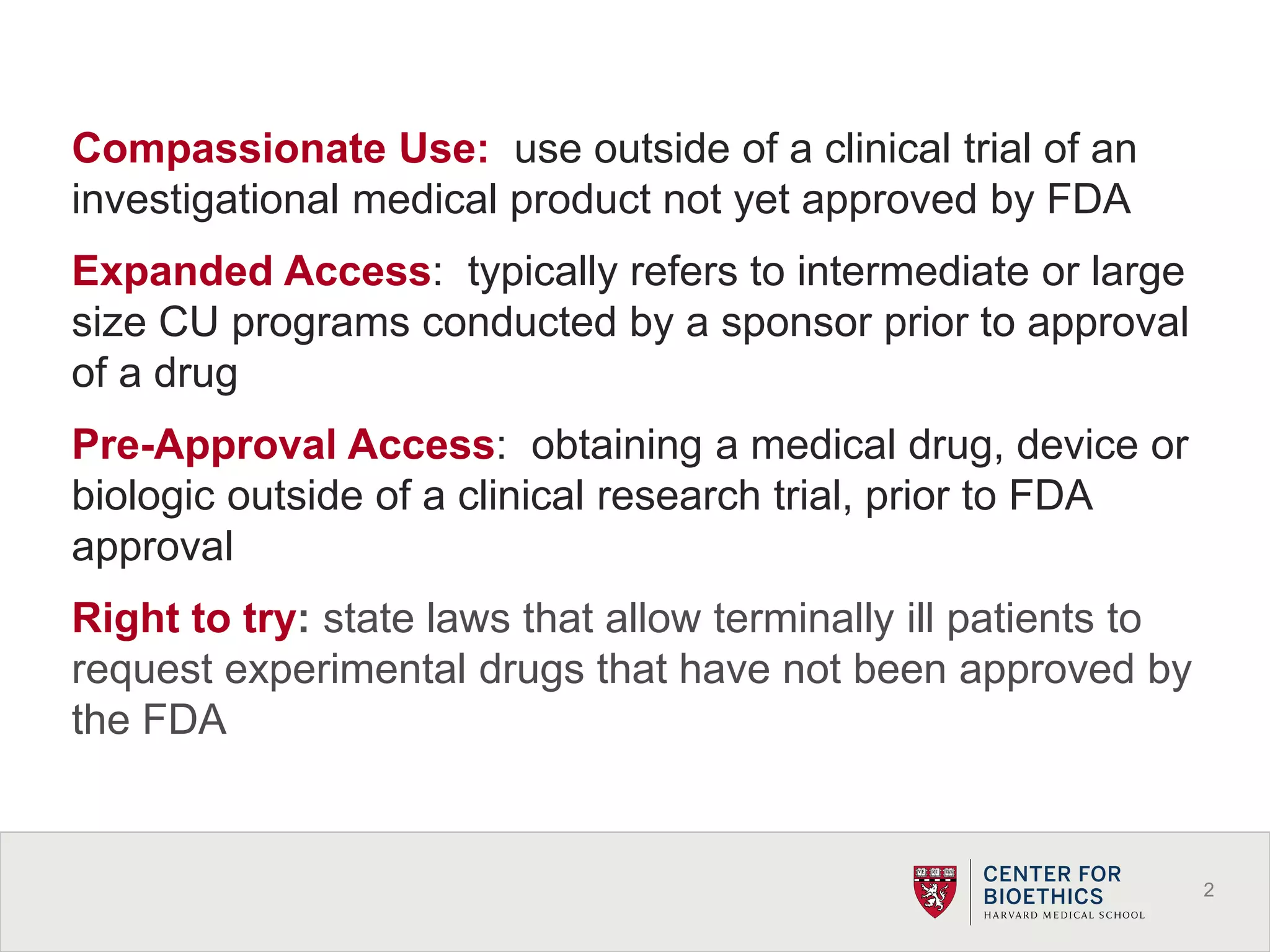Christine Mitchell, "Expanded Access and Right to Try Laws" | PDF