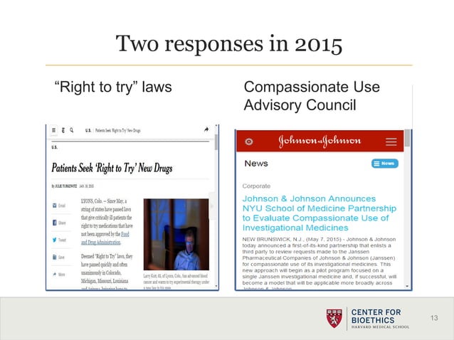 Christine Mitchell, "Expanded Access and Right to Try Laws" | PDF ...