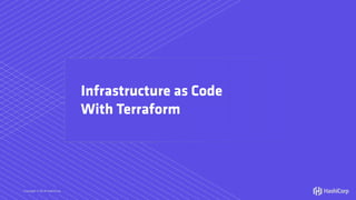 Infrastructure as Code with Terraform | PPT