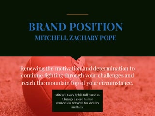 Personal Brand Exploration - Mitchell Pope | PDF | Sports Radio | Genres