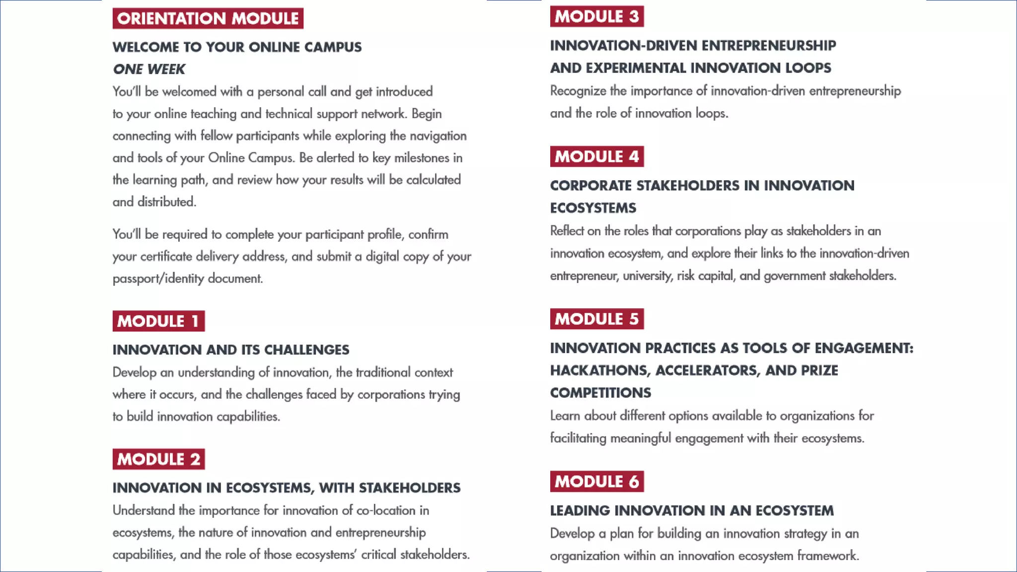 MIT Corporate Innovation Class Overview | PPTX