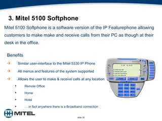 Mitel 3000 Software
