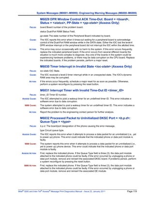 Mitel 5000 error logs - DENWA's guide | PDF
