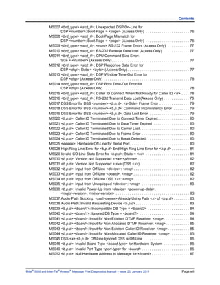 Mitel 5000 error logs - DENWA's guide | PDF