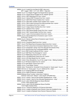 Mitel 5000 error logs - DENWA's guide | PDF