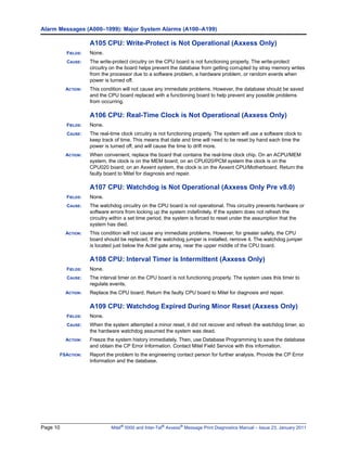 Mitel 5000 error logs - DENWA's guide | PDF