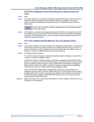 Mitel 5000 error logs - DENWA's guide | PDF