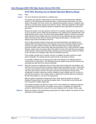 Mitel 5000 error logs - DENWA's guide | PDF