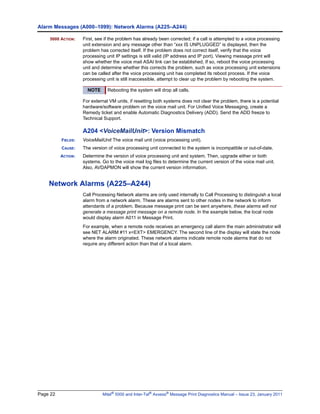 Mitel 5000 error logs - DENWA's guide | PDF