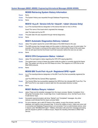 Mitel 5000 error logs - DENWA's guide | PDF