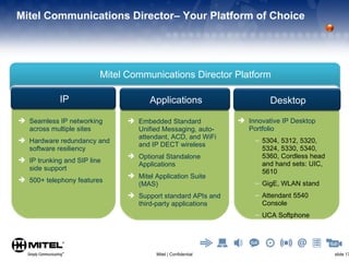 Mitel corp presentation | PPT