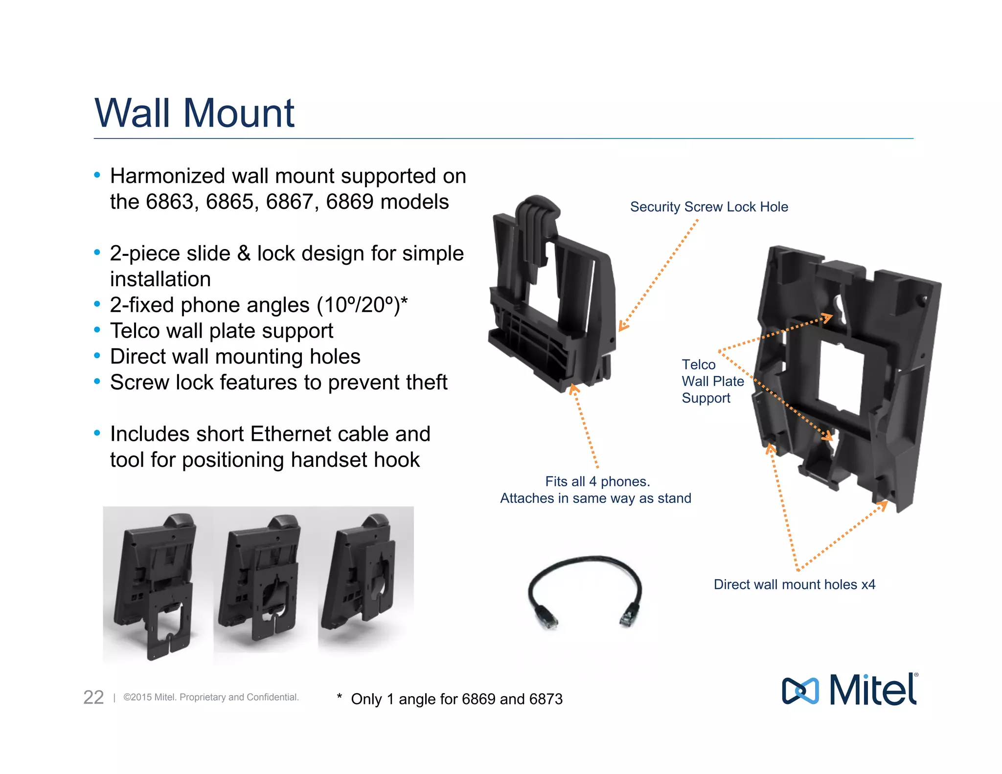 Webinar Mitel SIP Phones y presentación Mitel 6873 | PPT