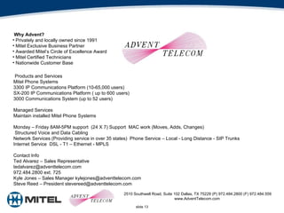 Mitel Teleworker | PPT