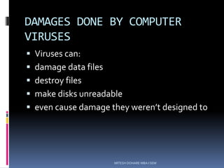 computer virus | PPTX