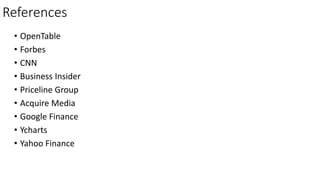 OpenTable Timeline Presentation by Mitesh M Motwani | PDF