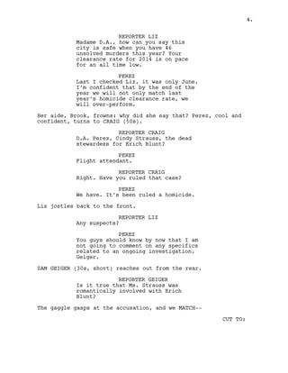 Murder in the First - TNT (Script Preview) | PDF