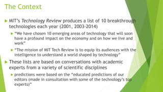 MIT's Poor Predictions About Technology | PPT