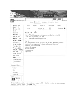 GENERAL MITHA DESCRIBED A SYCOPHANT YES MAN COLONEL STAFF AND ONE WHO ...