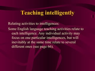 MI Theory | PPT | Educational Assessment | Education