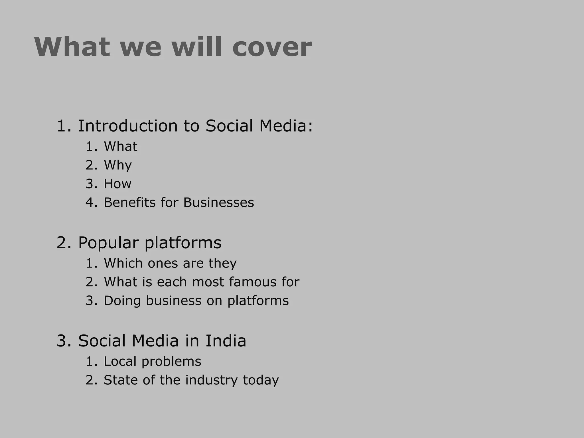 Introduction to Social Media | PPT