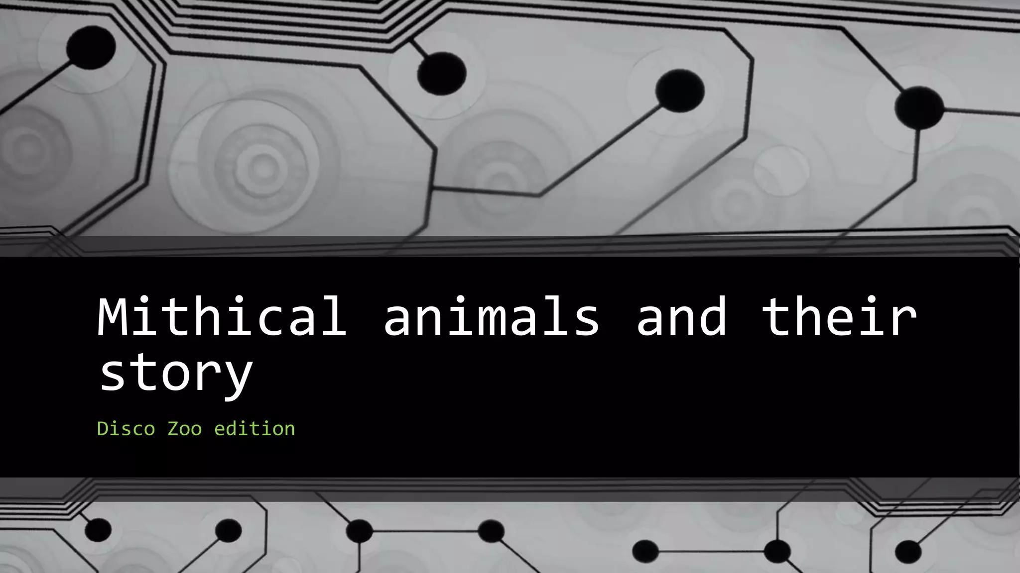 Mithical animals and their story | PPT