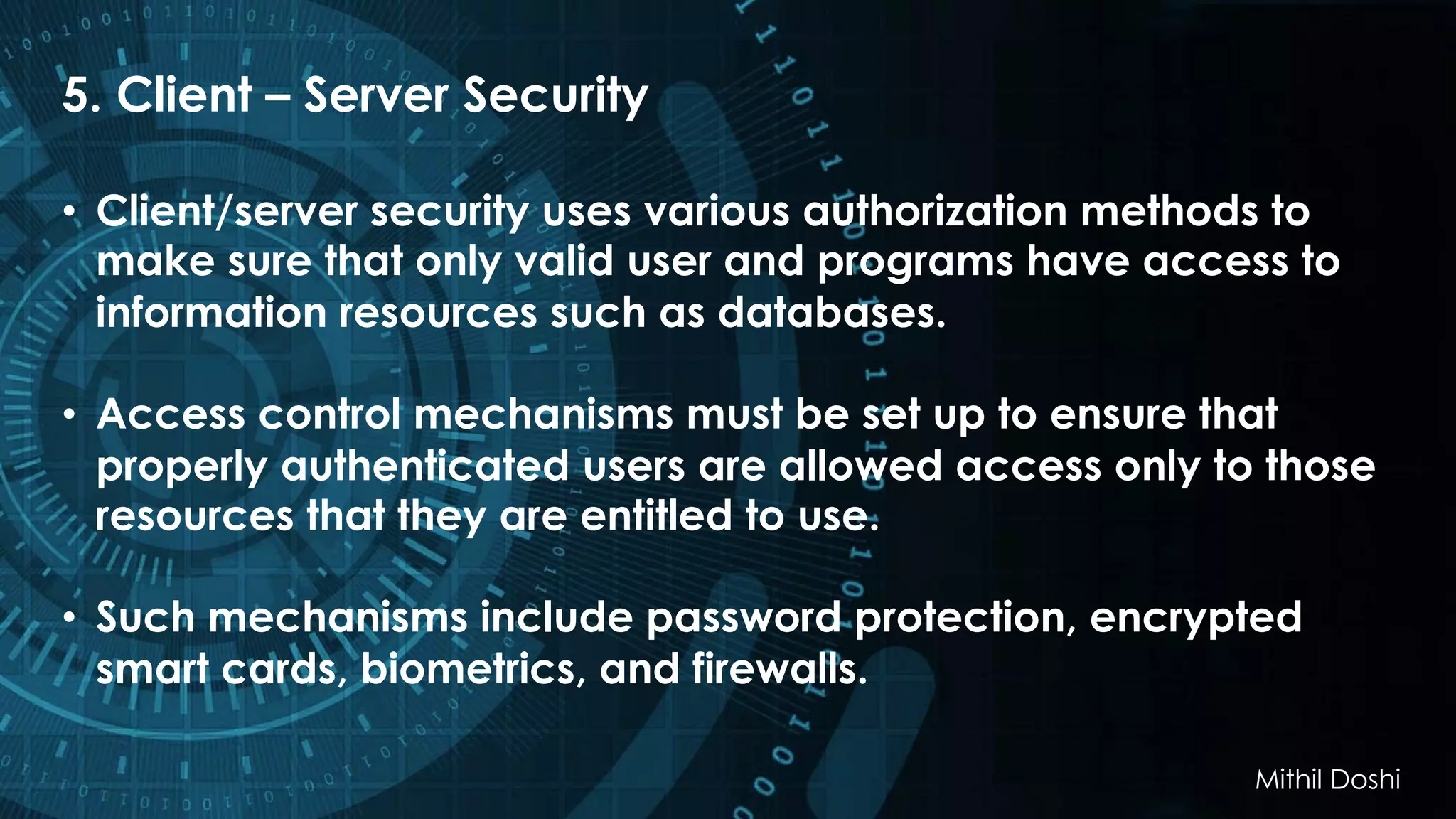 Client Server Network Security | PDF