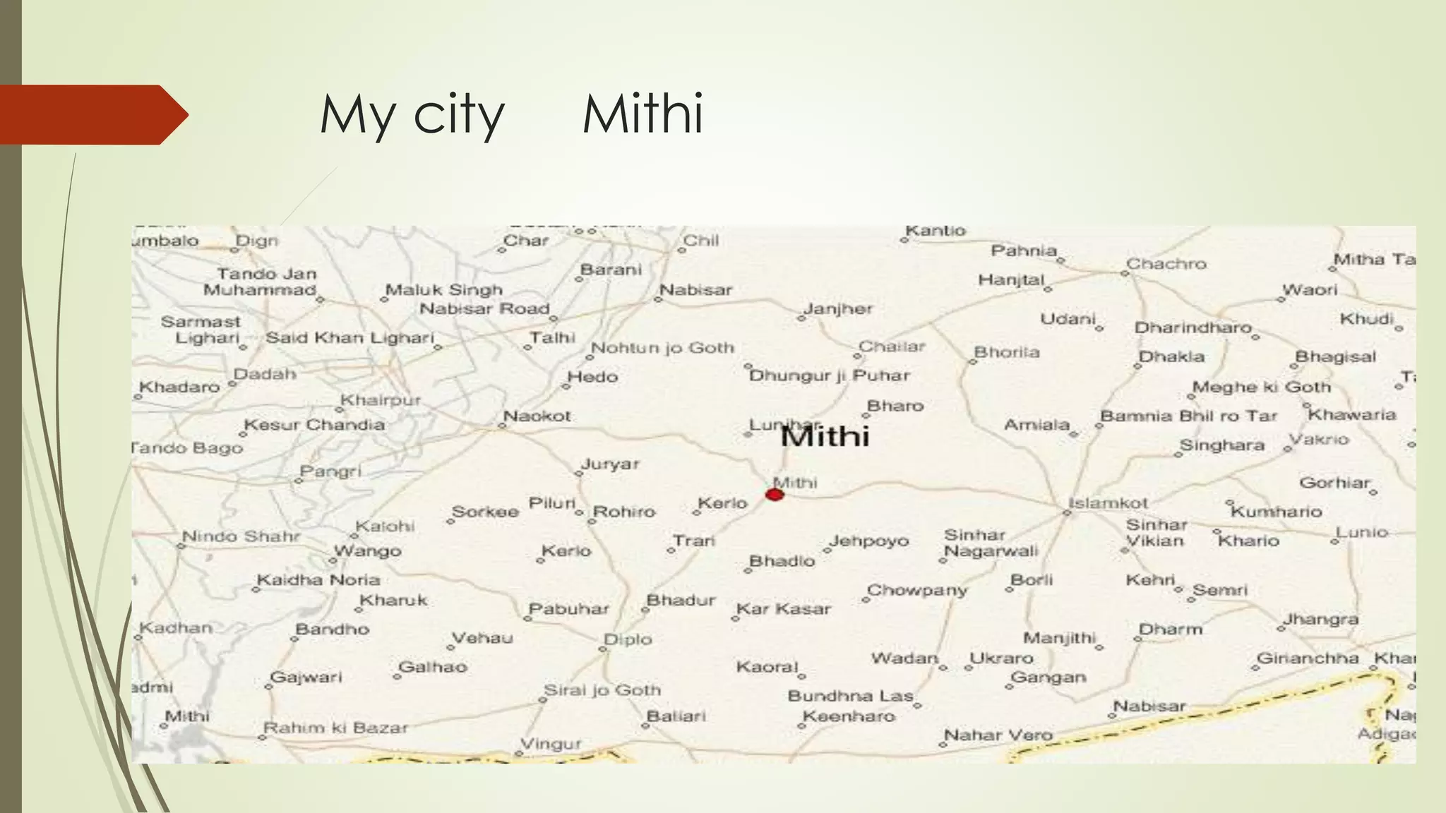 Mithi pakistan | PPTX