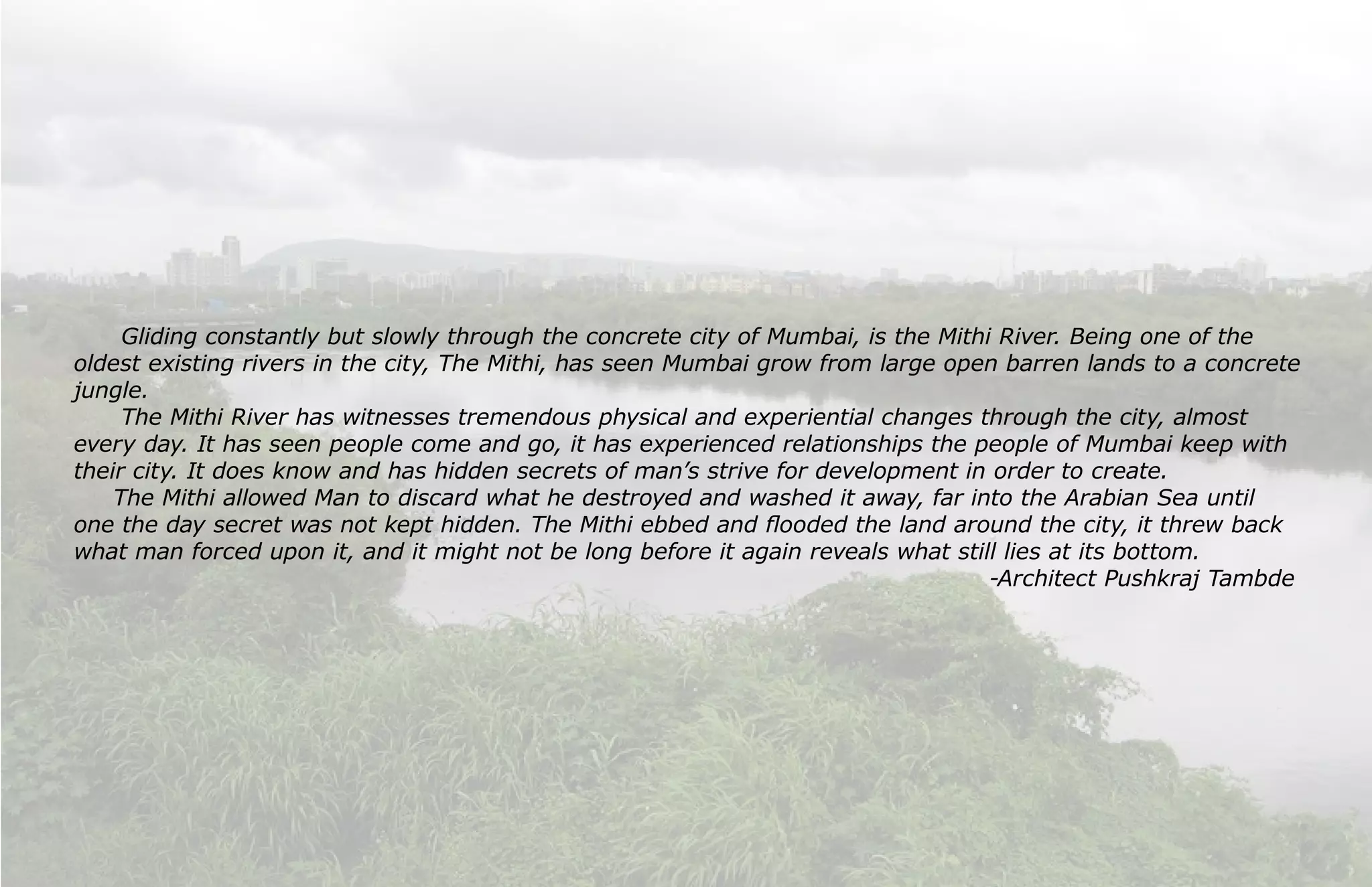 Mithi river action plan presentation | PDF