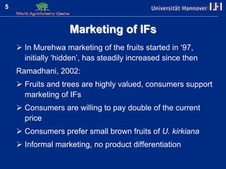 Indigenous fruit use in Zimbabwe and Malawi Dagmar Mithöfer World ...