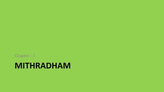 Mithradam discovering the power of renewables | PPTX