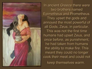 Miths and legends: Pandora's Box | PPT