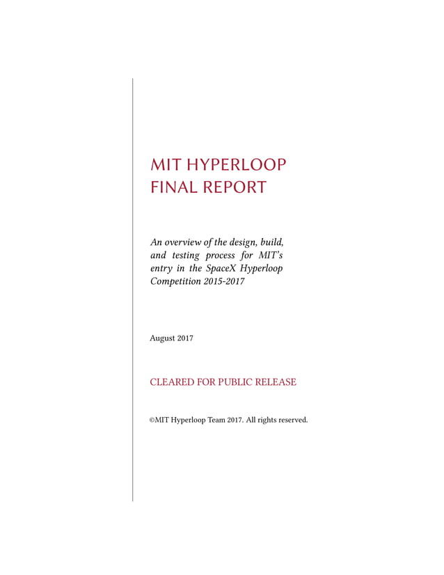 Mit hyperloop final_report_2017_public | PDF