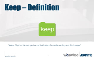 'Keep' by MITIE | PPT