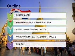 Mitigasi bencana di negara thailand | PDF