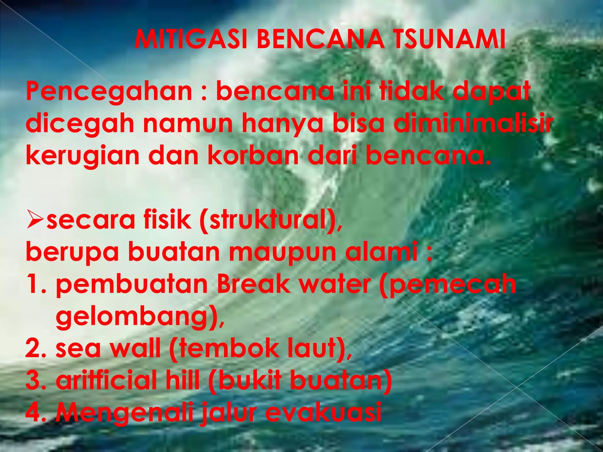 Mitigasi bencana kelompok 6 | PPTX