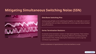 Mitigating Ground Bounce in High Speed PCB Designs | PPTX