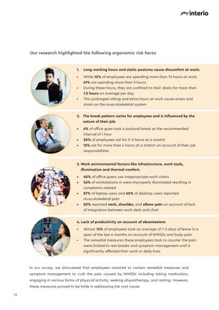 Mitigating Work-Related Musculoskeletal Disorders in Employees Through ...