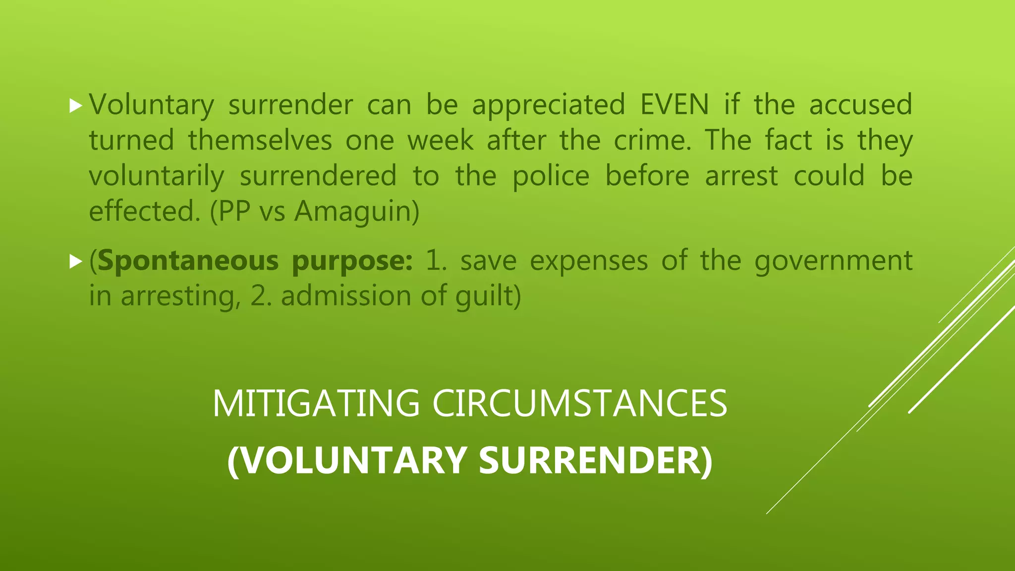 Mitigating circumstance | PPTX