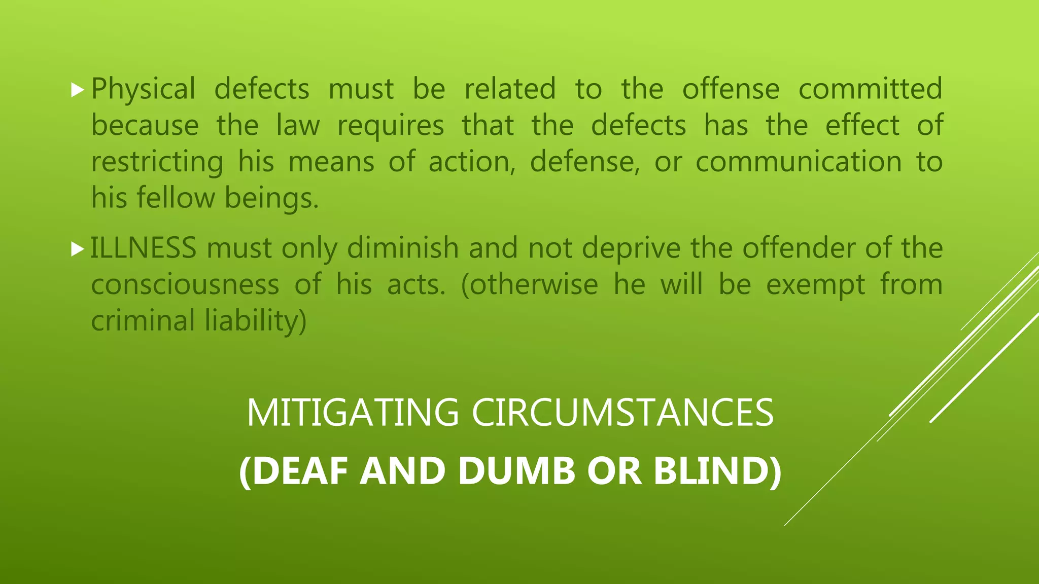 Mitigating circumstance | PPTX