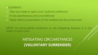 Mitigating circumstance | PPTX