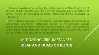 Mitigating circumstance | PPTX