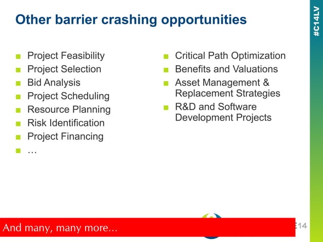 Mitigating cost and schedule risk with oracle primavera risk analysis ...